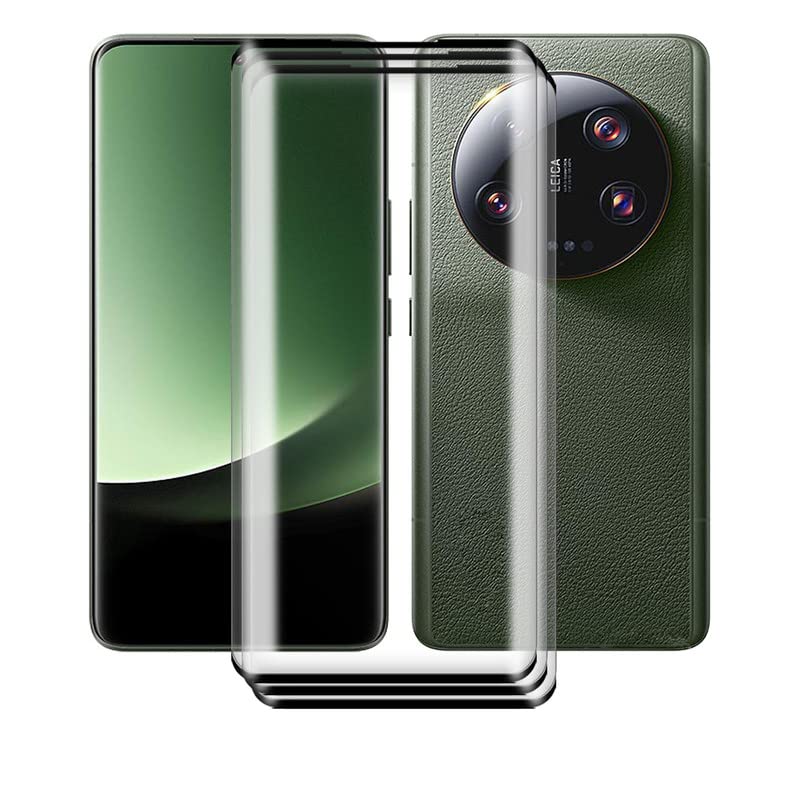AQGG 3 Pack Screen Protector for Xiaomi 13 Ultra 6.73 inch, 9H Hardness - HD - 2.5D Edge - Bubble Free - Screen Scratch Resistant Protective Film Tempered Glass for