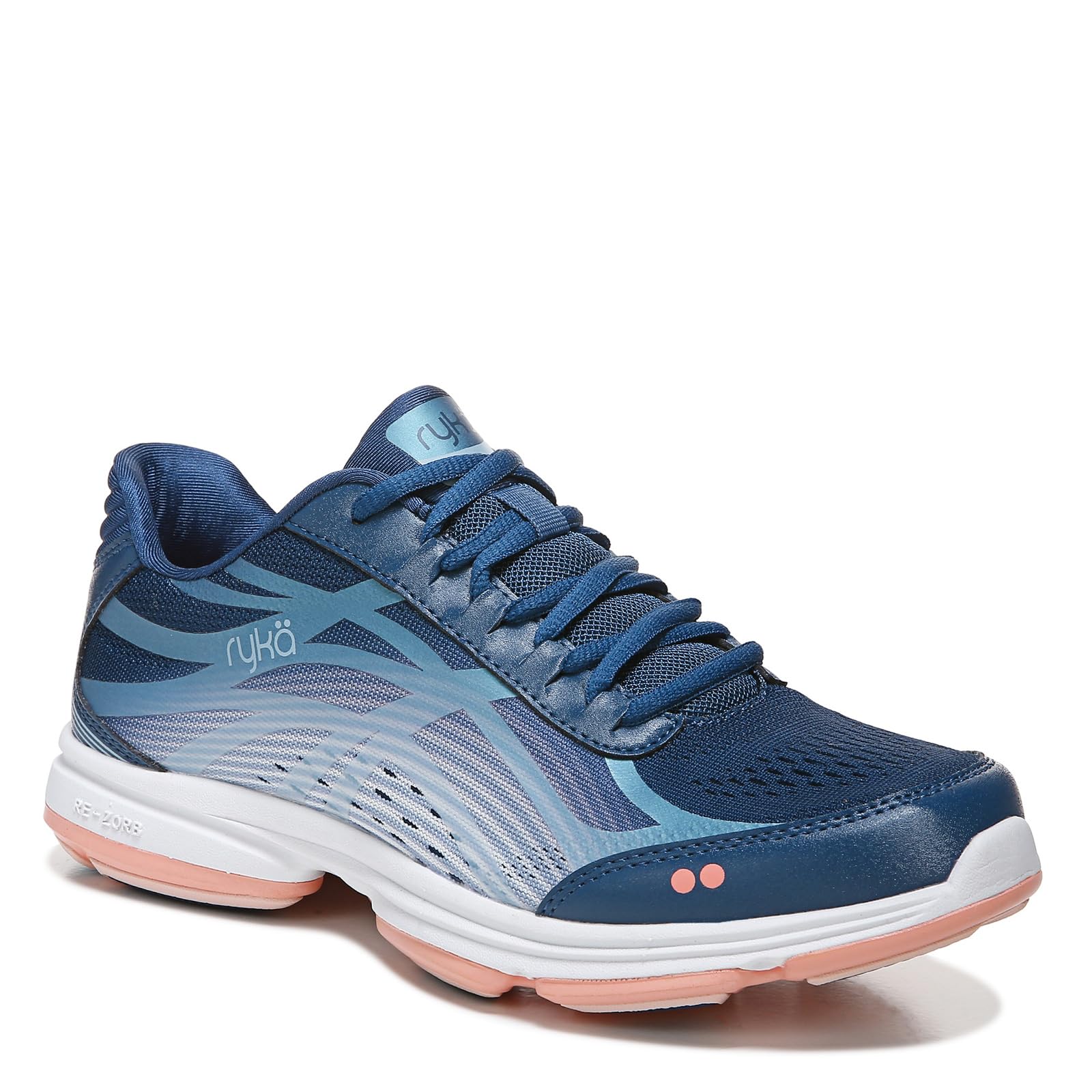 Ryka Womens Devotion Plus 3 Walking Shoe, Blue Multi, 8 US