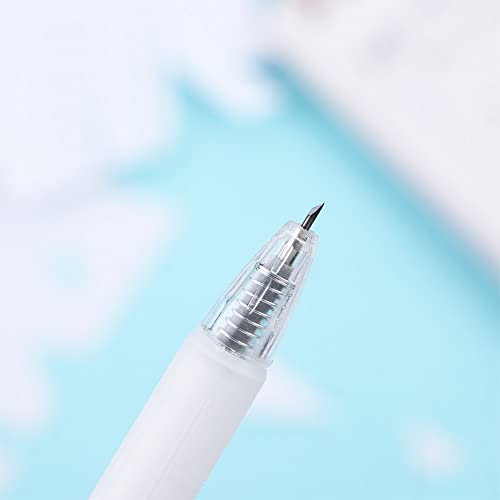 Craft Cutting Tool Paper Pen Cutter Knife,Craft Knife Pen,Retractable Push-Type Paper Precision Carving Cutting Knife