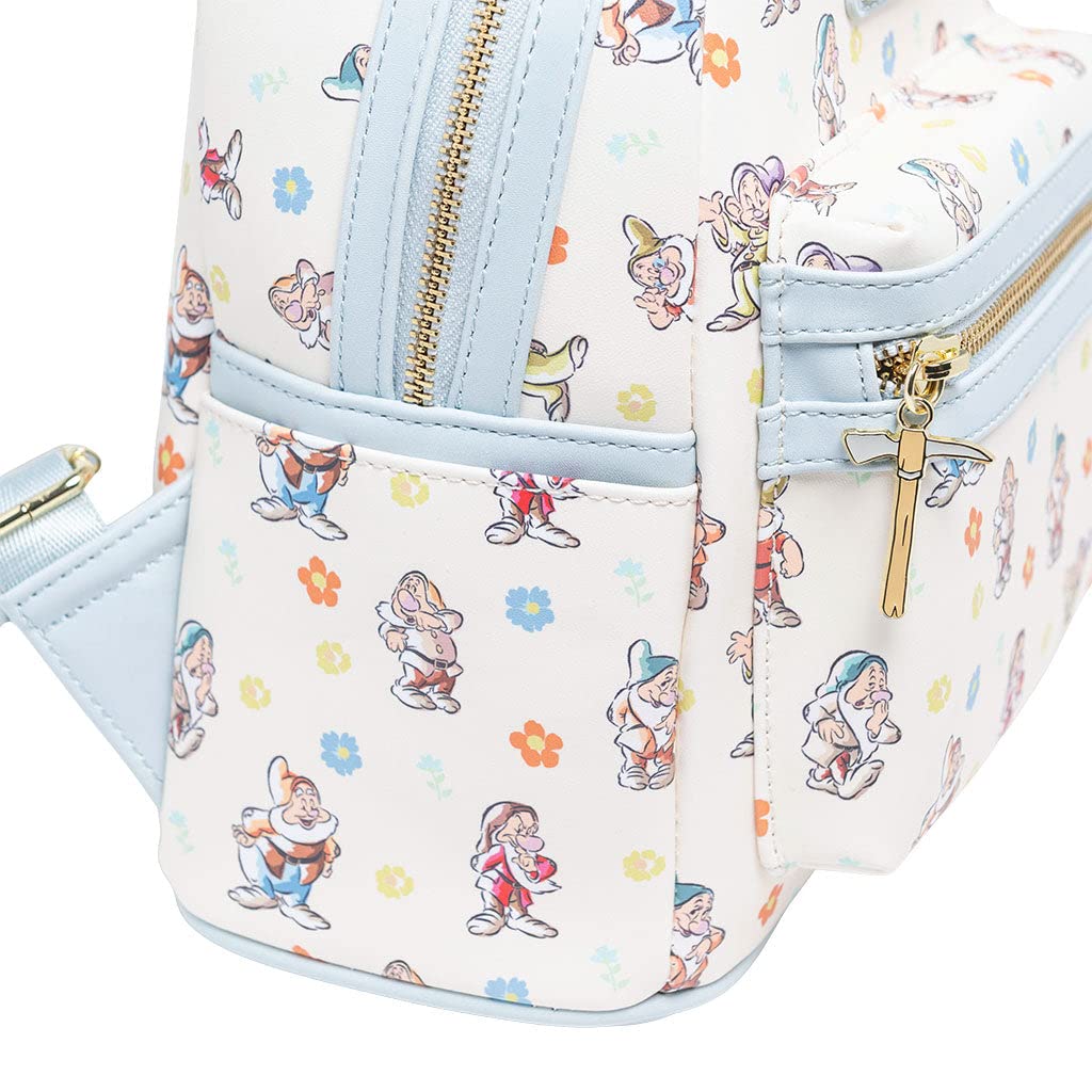 Loungefly Women's Disney Snow White and the Seven Dwarfs Blue Backpack