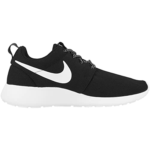 Nike Women Low Neck Running Shoe, Black Black White Dark Grey, 10.5 US
