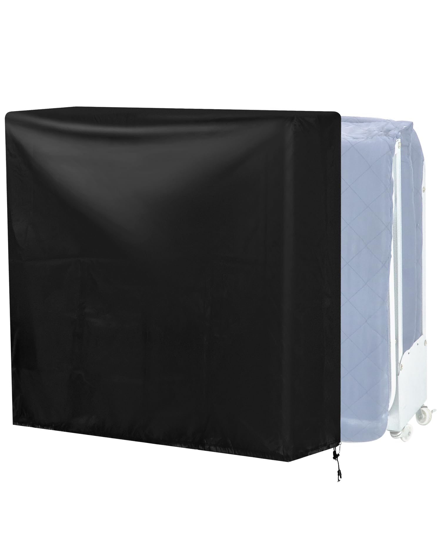Qwork Universal Rollaway Bed Cover, 40" x 13" x 41", Thickened Storage Cover for 38 in Folding Cot Bed, Water & Dust Resistant, with 600D Fabric Zipper, Folding Bed Storage Cover Bed Protector