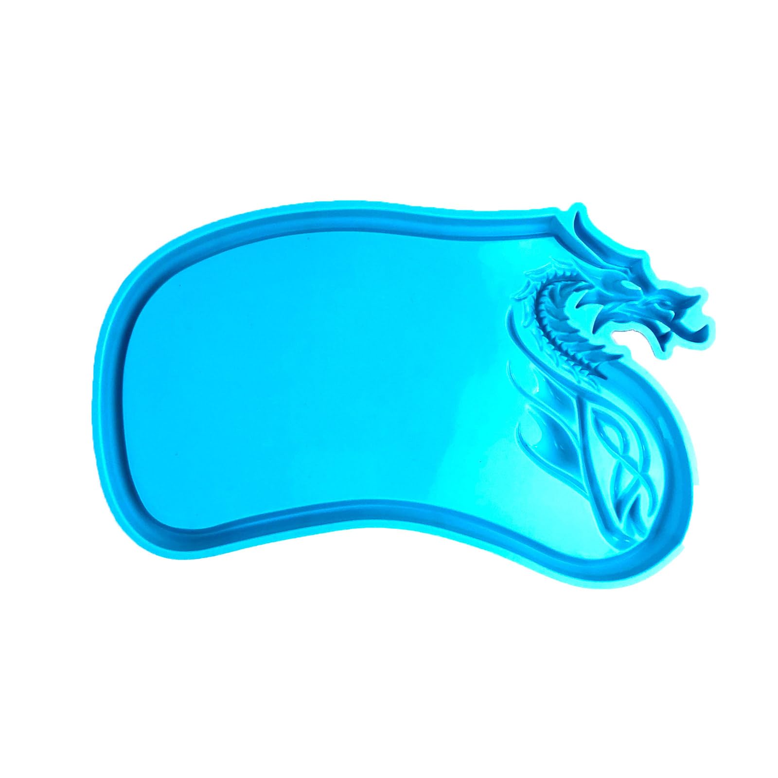 Dragon Head Shaped Resin Tray Molds,Jewelry Tray Silicone Mold for Epoxy Resin,Fruit Plate Resin Casting Mold