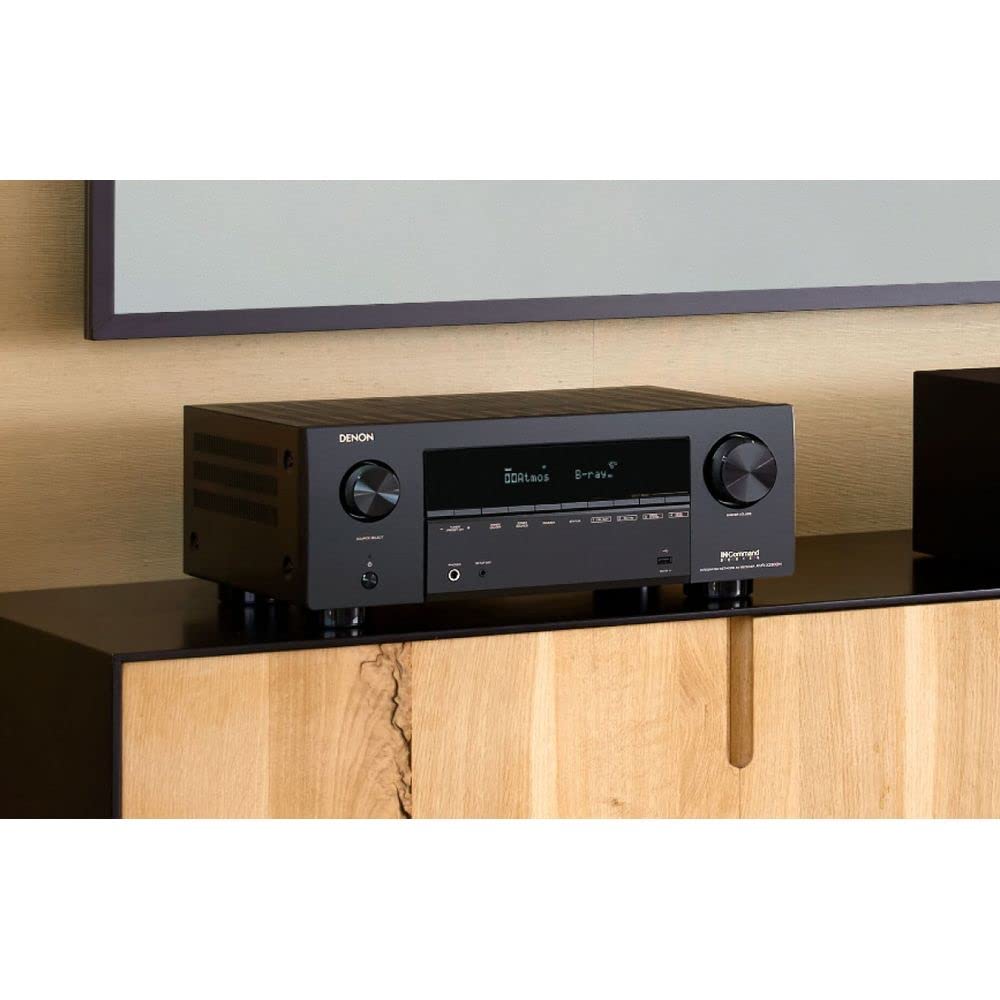 Denon AVR-X2800H 7.2 Ch Receiver - 8K UHD Home Theater AVR (95W X 7), Wireless Streaming via Built-in HEOS, Bluetooth & Wi-Fi, Dolby Atmos, DTS Neural:X & DTS:X Surround Sound