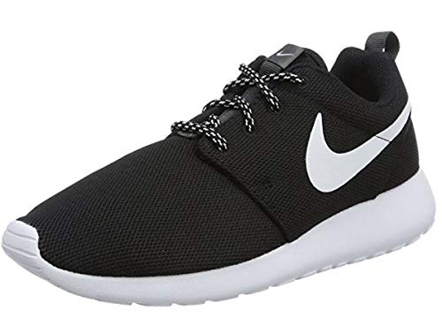 Nike Women Low Neck Running Shoe, Black Black White Dark Grey, 10.5 US