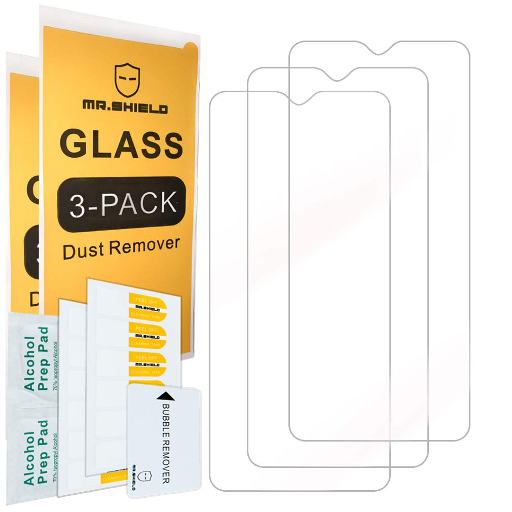 Mr.Shield [3-Pack] Designed For Xiaomi (Redmi 9) [Tempered Glass] [Japan Glass with 9H Hardness] Screen Protector with Lifetime Replacement
