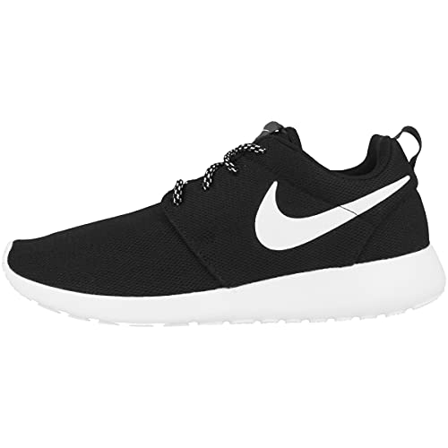 Nike Women Low Neck Running Shoe, Black Black White Dark Grey, 10.5 US