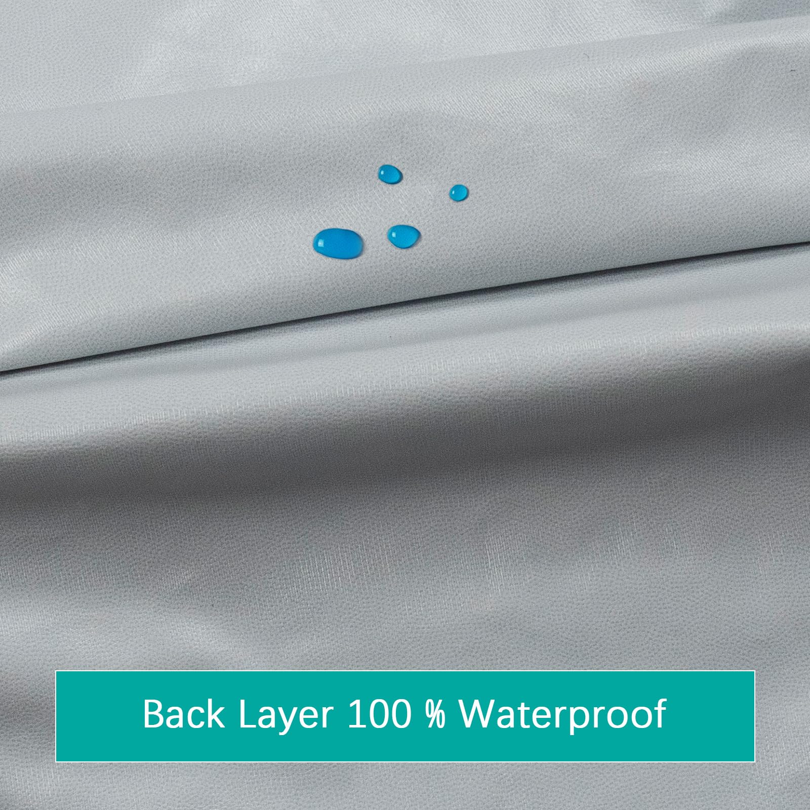 Biloban Mini Crib Sheets Fitted Waterproof 38'' x 24'', 2 Pack Mattress Protector Cover Fits for Dream on Me/Newton Mini Crib Mattress, Portable Sheet for Boys & Girl