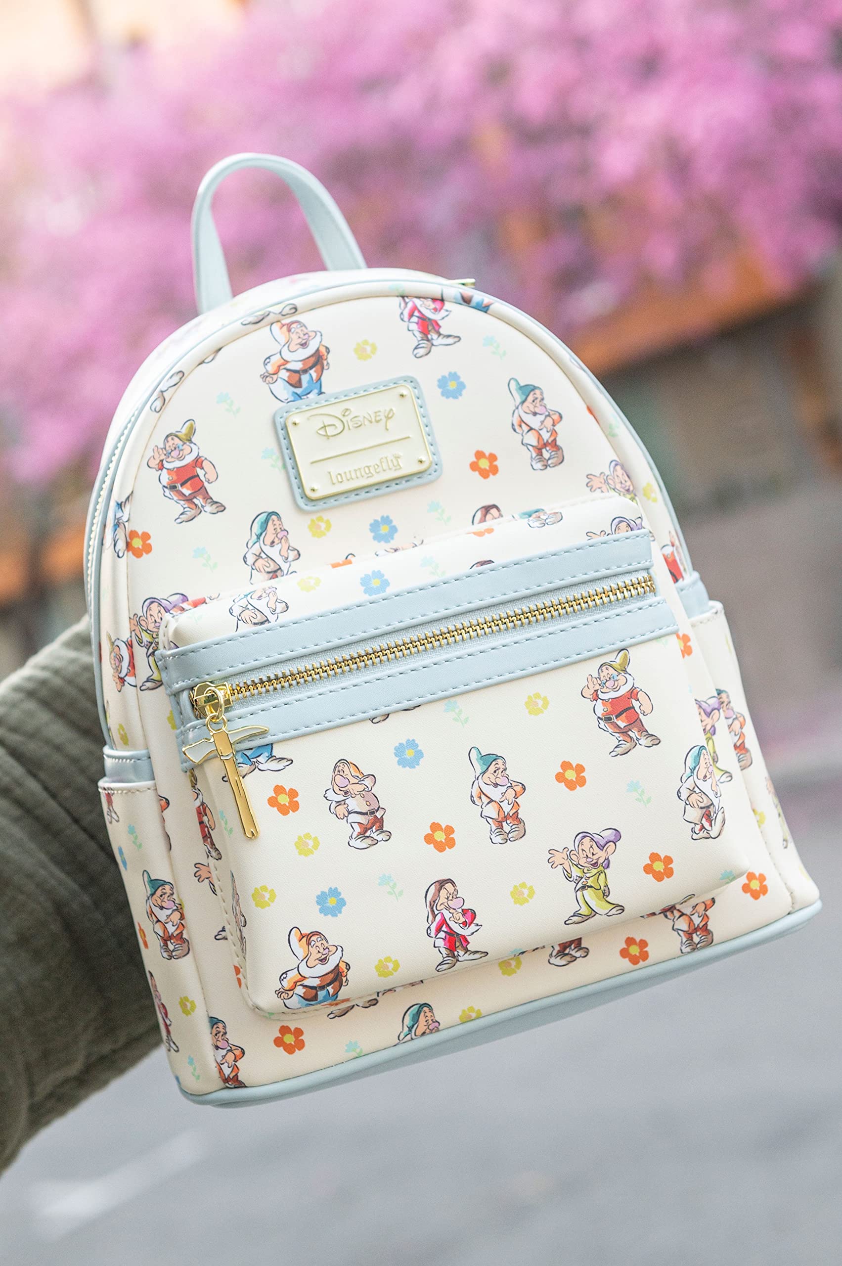 Loungefly Women's Disney Snow White and the Seven Dwarfs Blue Backpack