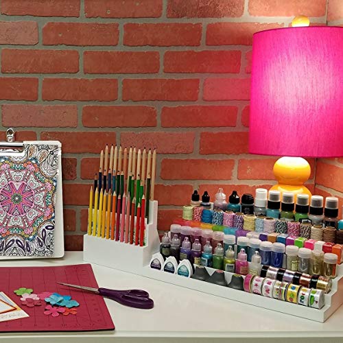 Totally-Tiffany Stamp&Supply Stadium 6 Level, One Size, White