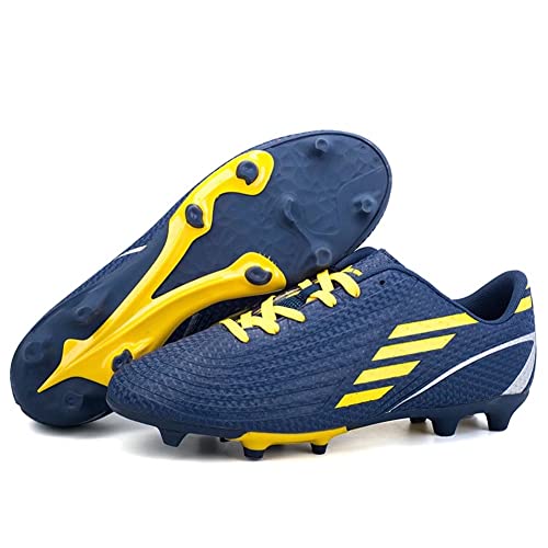 TOLLN Mens Football Shoes Youth Soccer Cleats 22017-Blue-7.5-EUR40
