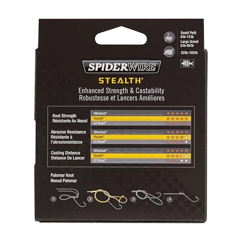 SpiderWire Stealth® Superline, Moss Green, 10lb | 4.5kg, 125yd | 114m Braided Fishing Line, Suitable for Freshwater and Saltwater Environments