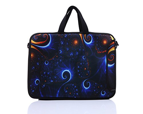 10-Inch Laptop Shoulder Sleeve Case and Tablet Bag for most 9.7" 10" 10.1" 10.2" Ipad/Notebook/eBook/Readers (classic blue)
