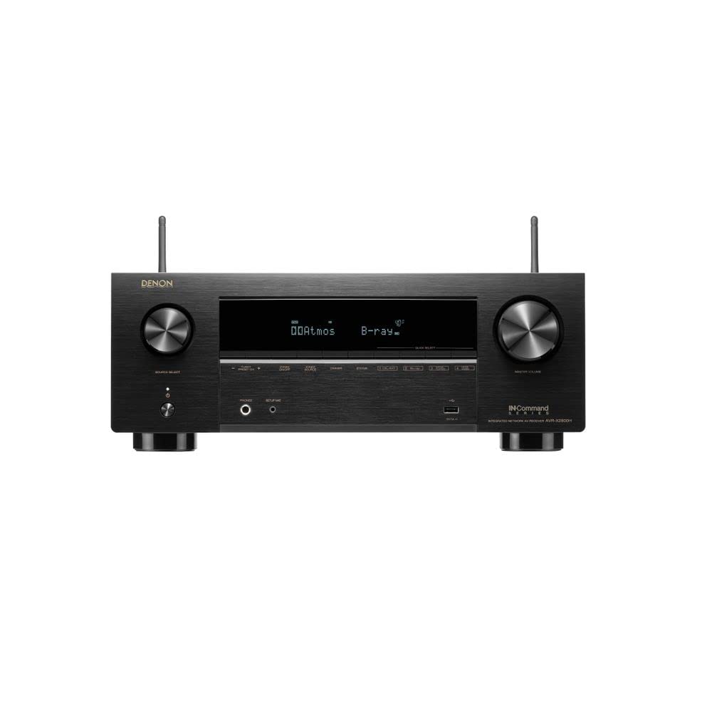 Denon AVR-X2800H 7.2 Ch Receiver - 8K UHD Home Theater AVR (95W X 7), Wireless Streaming via Built-in HEOS, Bluetooth & Wi-Fi, Dolby Atmos, DTS Neural:X & DTS:X Surround Sound