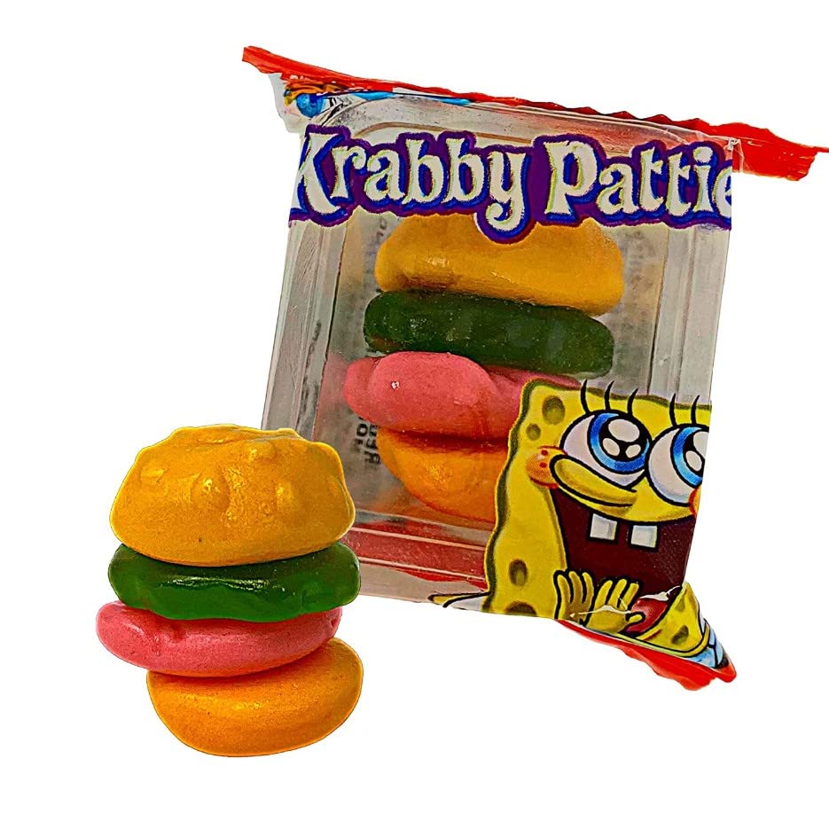 SpongeBob SquarePants Krabby Patties Gummy Candy - 40 count Bag
