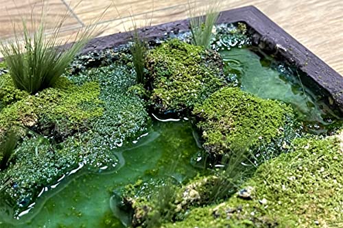 Simulation Long Grass Miniature Static Grass Model Grass Tufts Railway Artificial Grass for Train Landscape Railroad Scenery Sand Military Layout Model Miniature Bases and Dioramas