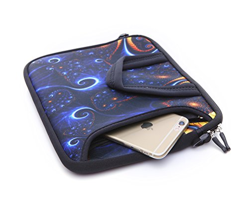 10-Inch Laptop Shoulder Sleeve Case and Tablet Bag for most 9.7" 10" 10.1" 10.2" Ipad/Notebook/eBook/Readers (classic blue)