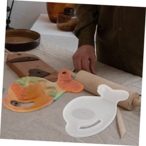 VILLCASE Silicone Mold Cup Mat Resin Jewelry Epoxy Molds Silicone Coaster Resin Candy Molds Animal Silicone Molds Round Tray Cup Holder Mold Cup Mat Mold Manual Mold White Dolphin Ocean
