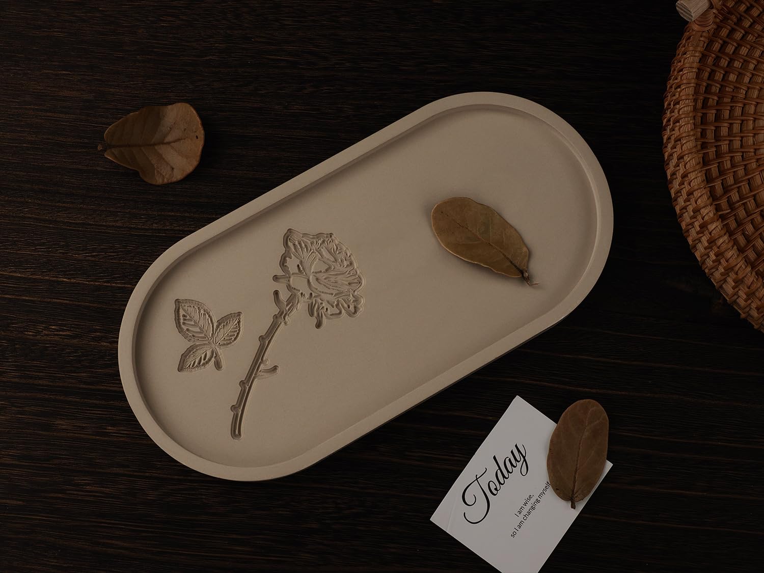 6 Set Tray Silicone Resin Mold Oval Flower Butterfly Shaped Epoxy Silicone Casting Plaster Mold Concrete Clay Tray for Cup Fruit Candy Vase Storage Holder, 3D DIY Display Decor Crafts