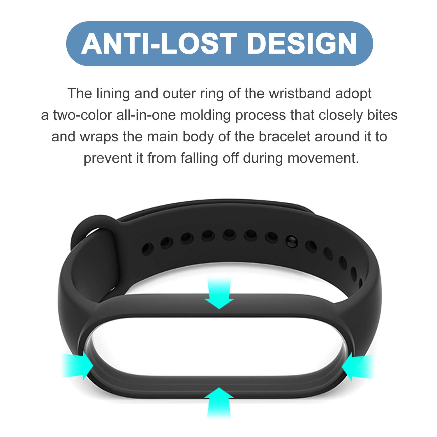 BANGTING 20 Pieces Strap Replacement Compatible with Xiaomi Mi Band 7/6 / 5 and Amazfit Band 5, Bands for Xiaomi Mi Band 7 Bracelet Wristbands Accessories for Mi Fit 6 Straps (20 Colors)
