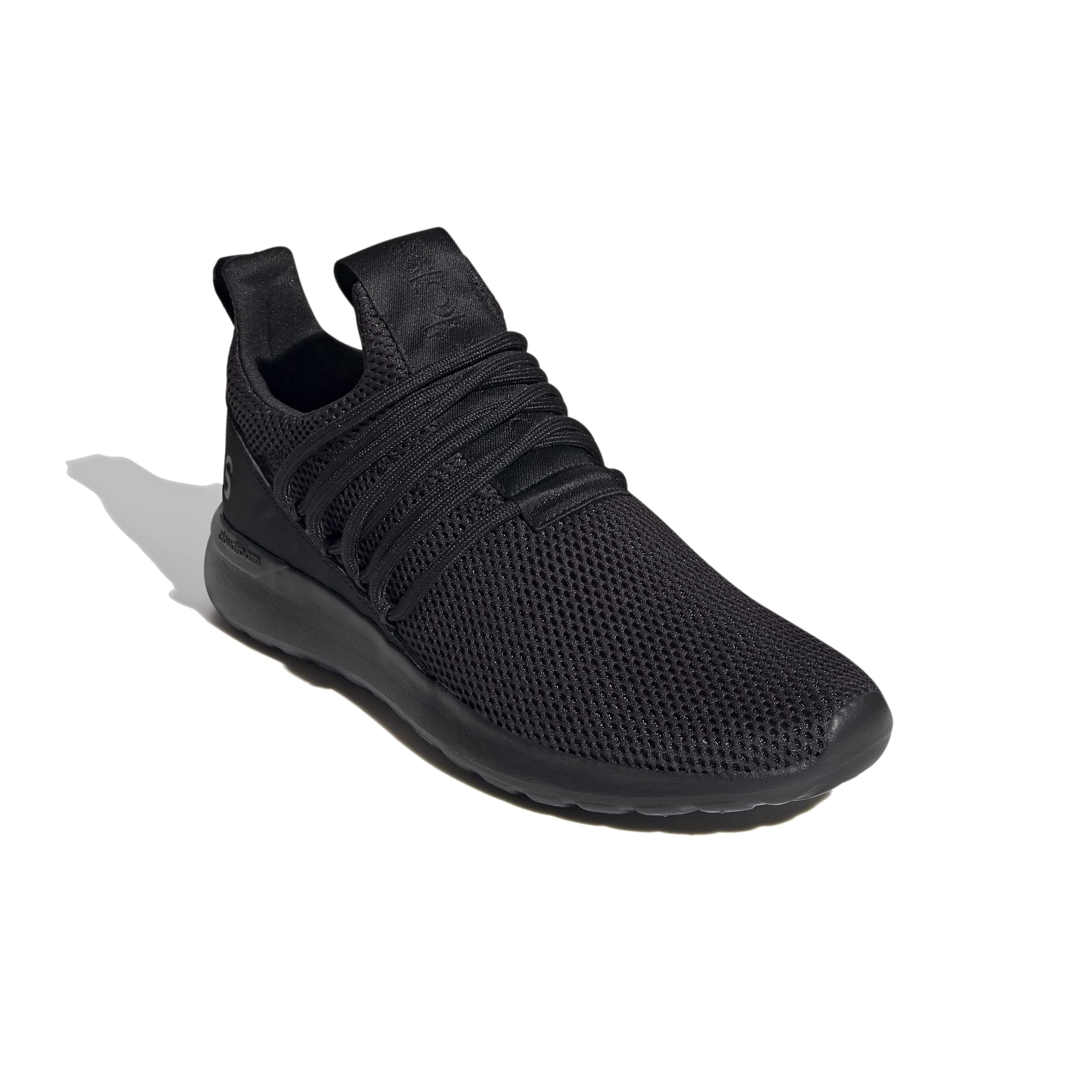 adidas mens Lite Racer Adapt 3.0 Running Shoe, Black/Black/Grey, 8.5 US