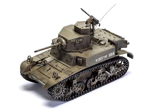 Airfix British M3 Stuart Honey 1:35 WWII Military Tank Armor Plastic Model Kit A1358
