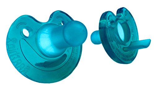 Philips Notched Newborn Soothie Pacifier, Green, 0-3 Months, Hospital Binky - Natural Scent 2 Count (Pack of 1)