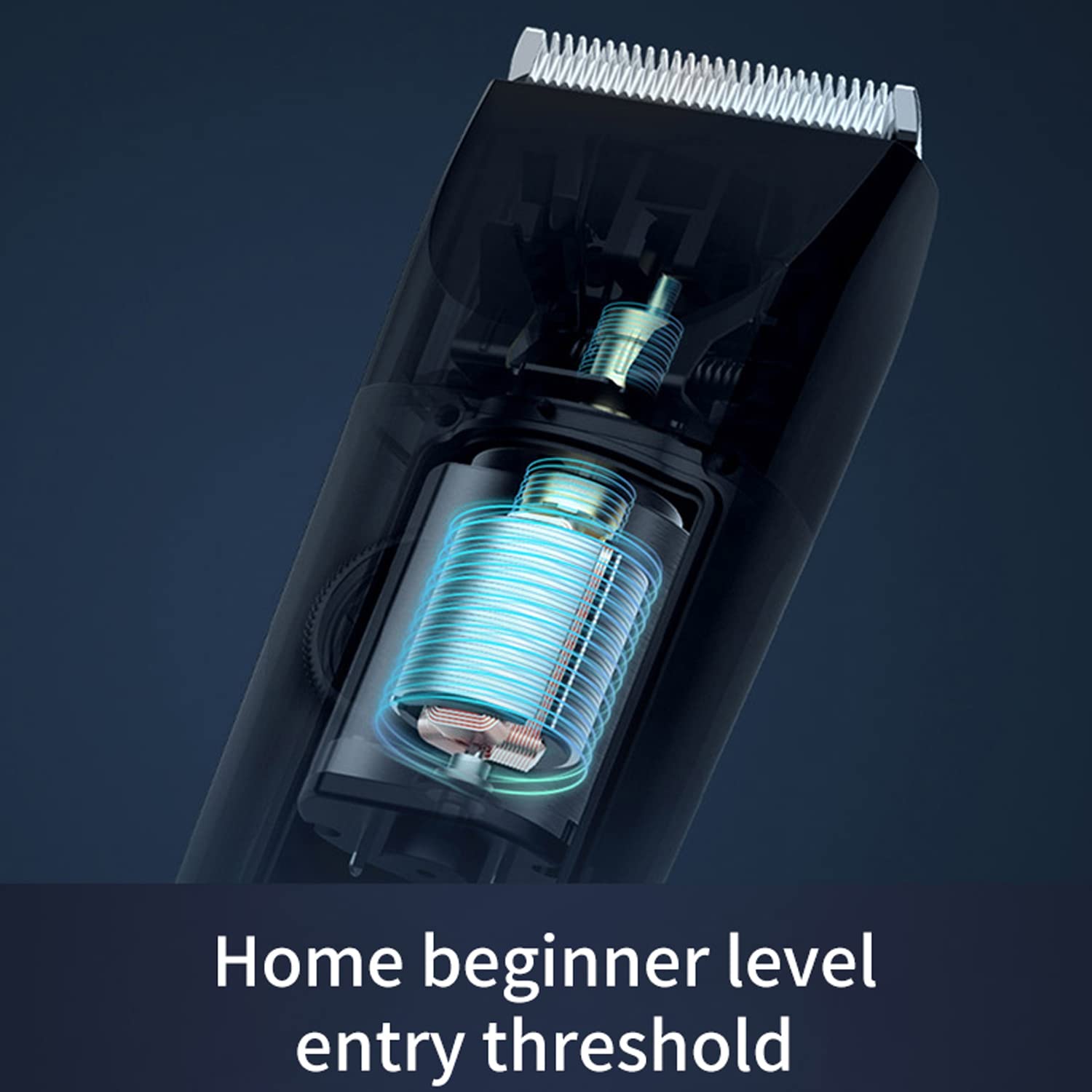 Xiaomi Hair Clipper, Professional Hair Clippers for Men with 14 Length Comb Settings and 5 Styling Precision Length Settings, Titanium-Plated Ceramic Blade Head, Cordless Hair Clippers for Men/Kids