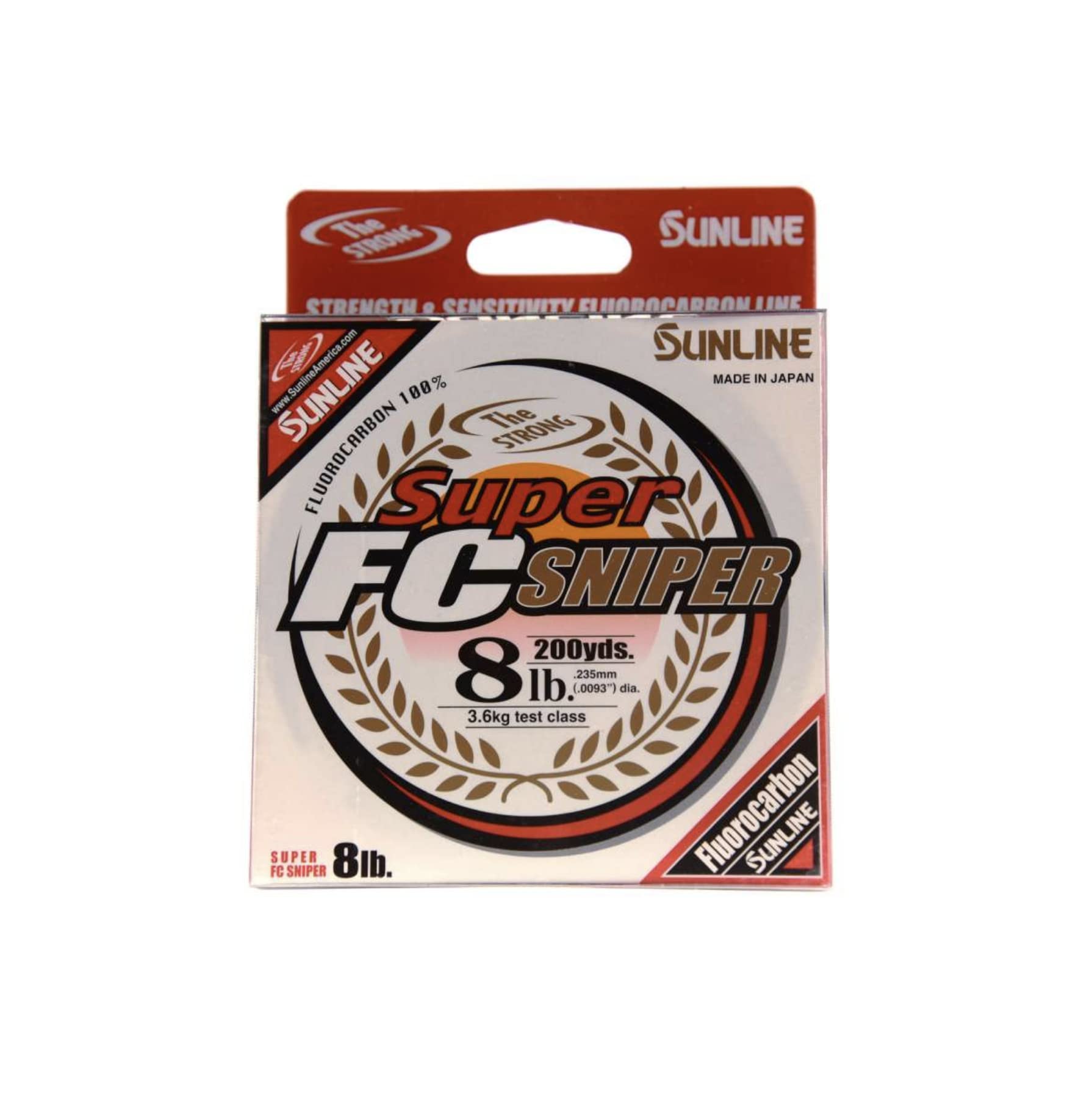 Sunline Super FC Sniper Fluorocarbon Fishing Line, 16 Pound 165 Yards, Natural Clear