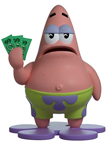I Have 3 Dollars, 4" Patrick Collectible Figure, Based on Funny Internet Meme, High Detailed Collectible Figure - Youtooz Spongebob Squarepants Collection Based on Cartoon TV Series