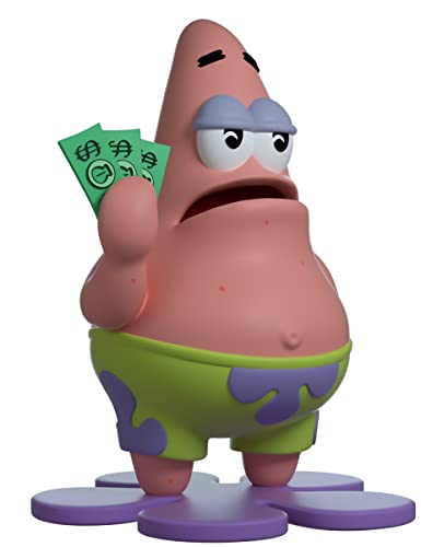 I Have 3 Dollars, 4" Patrick Collectible Figure, Based on Funny Internet Meme, High Detailed Collectible Figure - Youtooz Spongebob Squarepants Collection Based on Cartoon TV Series