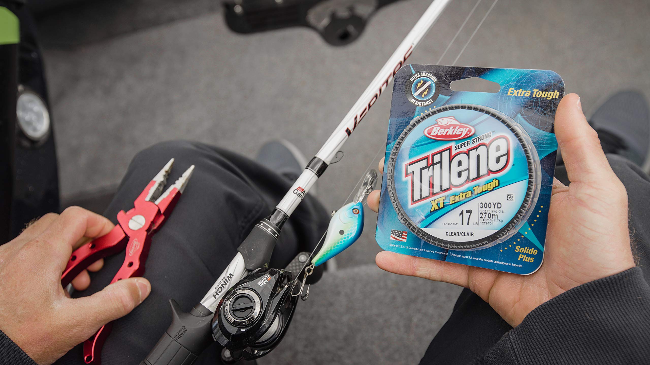 Berkley Trilene® XT®, Low-Vis Green, 6lb | 2.7kg, 110yd | 100m Monofilament Fishing Line, Suitable for Saltwater and Freshwater Environments