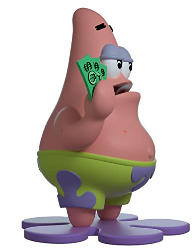 I Have 3 Dollars, 4" Patrick Collectible Figure, Based on Funny Internet Meme, High Detailed Collectible Figure - Youtooz Spongebob Squarepants Collection Based on Cartoon TV Series