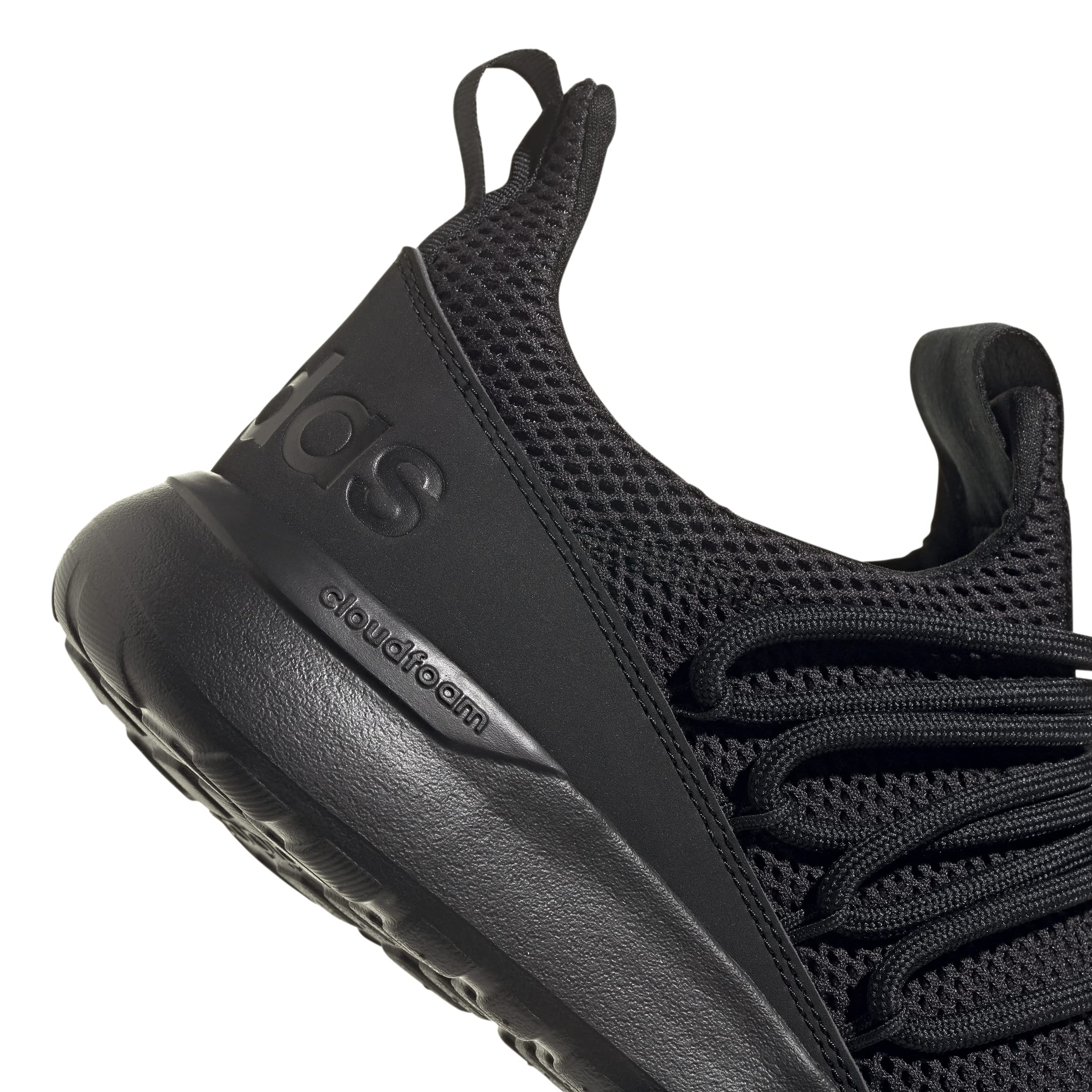 adidas mens Lite Racer Adapt 3.0 Running Shoe, Black/Black/Grey, 8.5 US