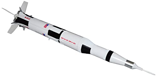 Estes Saturn V Model Rocket Starter Set - Includes Assembled Rocket, Launch Pad, Controller, Four AA Batteries, Recovery Wadding, and Three Engines White