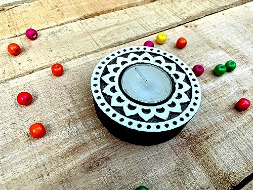 Wooden Block Stamp's Wooden Engraved Tealight Holders, Handcarved Tealight Holder, Wedding Gift