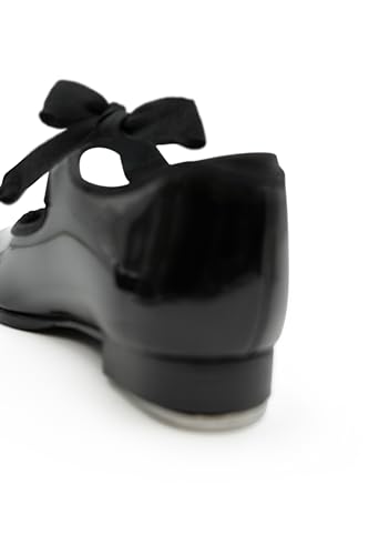 Capezio Women's N625 Jr. Tyette Tap Shoe, Black Patent, 7