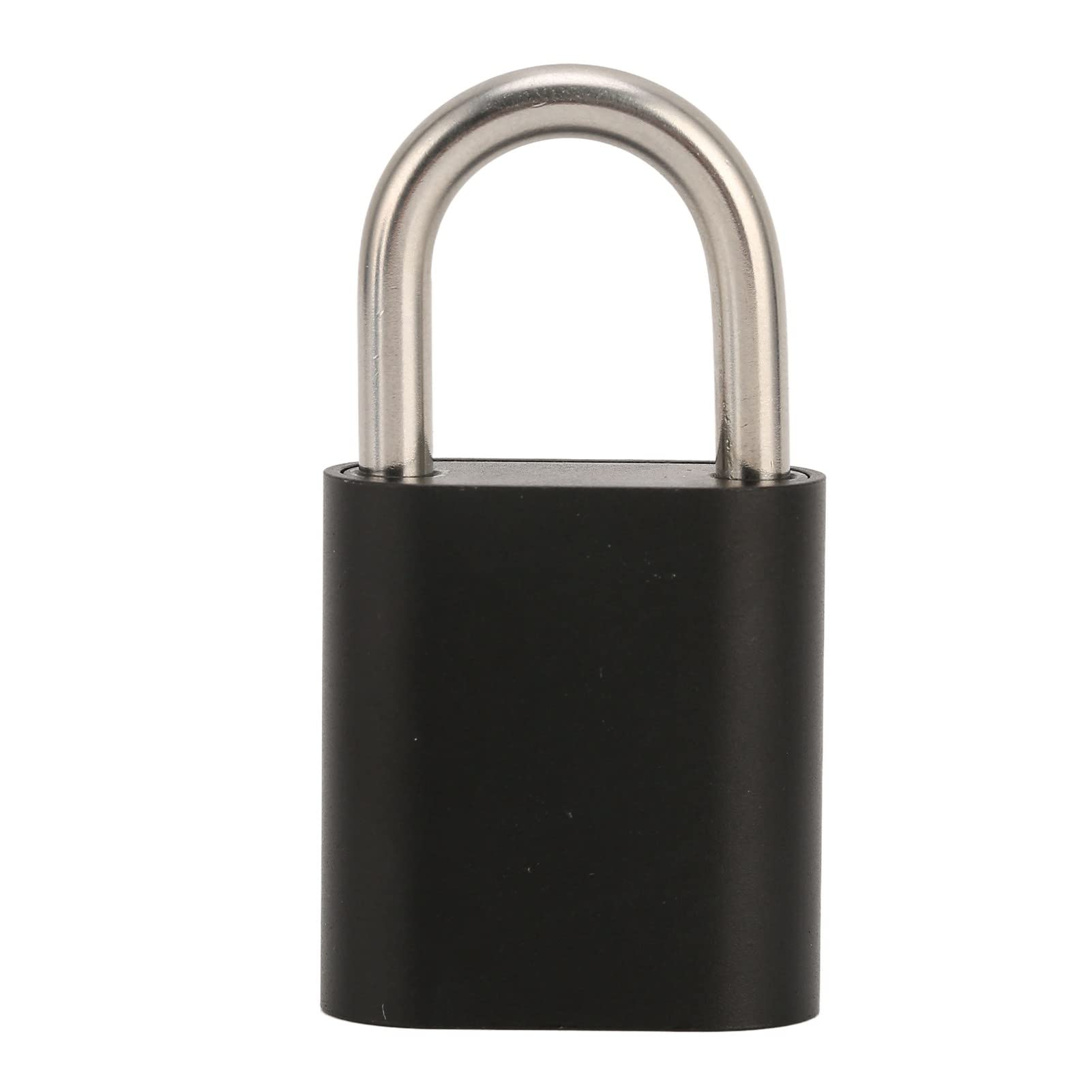 Smart Keyless Fingerprint Padlock, Biometric Fingerprint Padlock Prevent Theft Dustproof Rechargeable for Fence for Gym for Bicycle