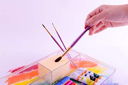 Mont Marte Art Brush Washer for Art, 2 Water Tanks,1 Mixing Palette, 1 Foam Sponge