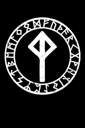 Viking Rune Meaning Balanced Joy: Blank Lined Notebook, Journal or Diary