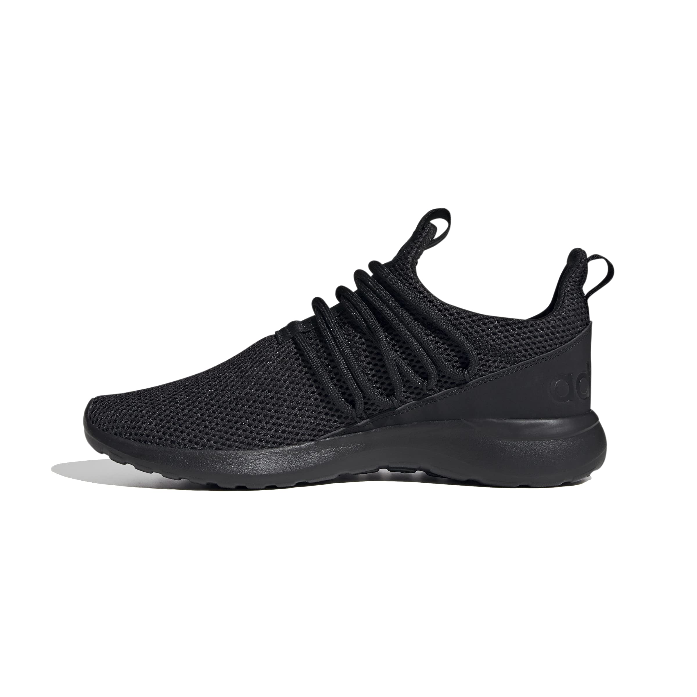 adidas mens Lite Racer Adapt 3.0 Running Shoe, Black/Black/Grey, 8.5 US