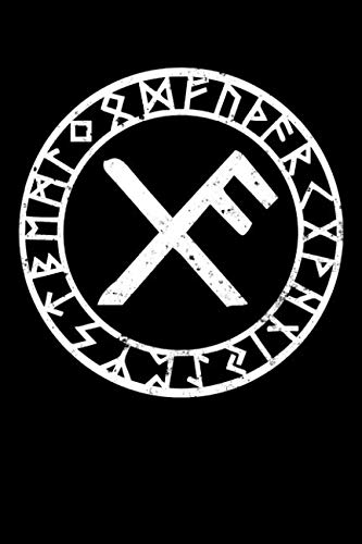 Viking Rune Meaning Good Luck: Blank Lined Notebook, Journal or Diary