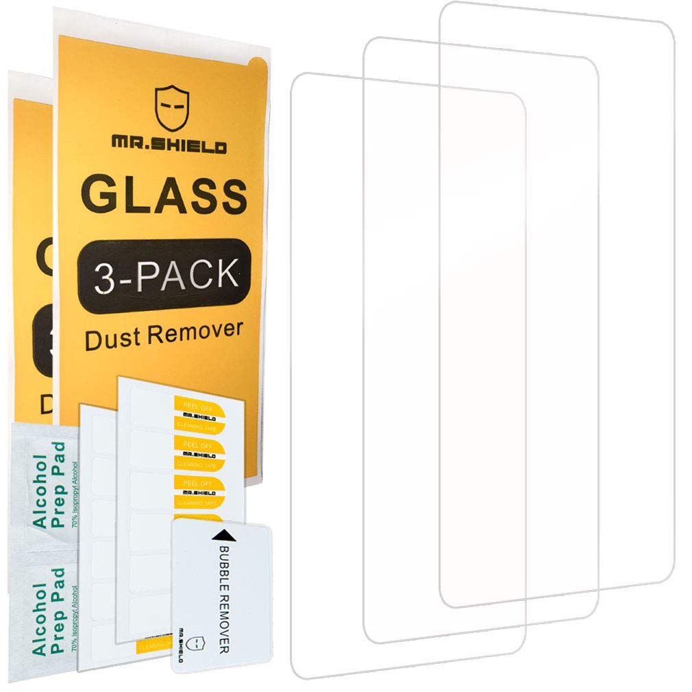 Mr.Shield [3-Pack] Designed For Xiaomi (Mi 11 Lite) [Tempered Glass] [Japan Glass with 9H Hardness] Screen Protector with Lifetime Replacement