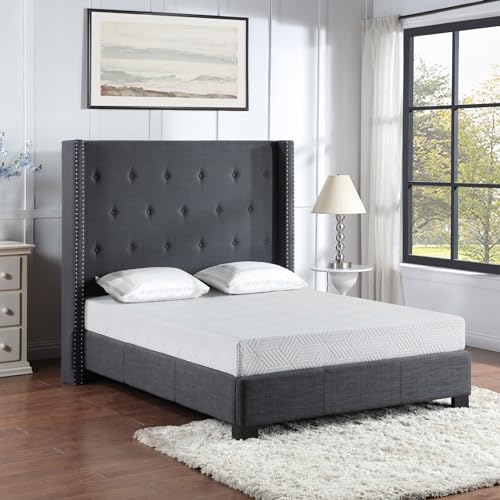 Turnkey Mattress Gel Memory Foam Bed Mattress in a Box with Breathable Washable Cover
