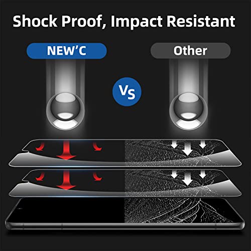 NEW'C 3 Pack Designed for Xiaomi Redmi Note 11 Pro, Redmi Note 11 Pro 5G, Anti-Scratch, Anti-Fingerprints, 9H Hardness, 0.33 mm Ultra Transparent, Ultra Resistant