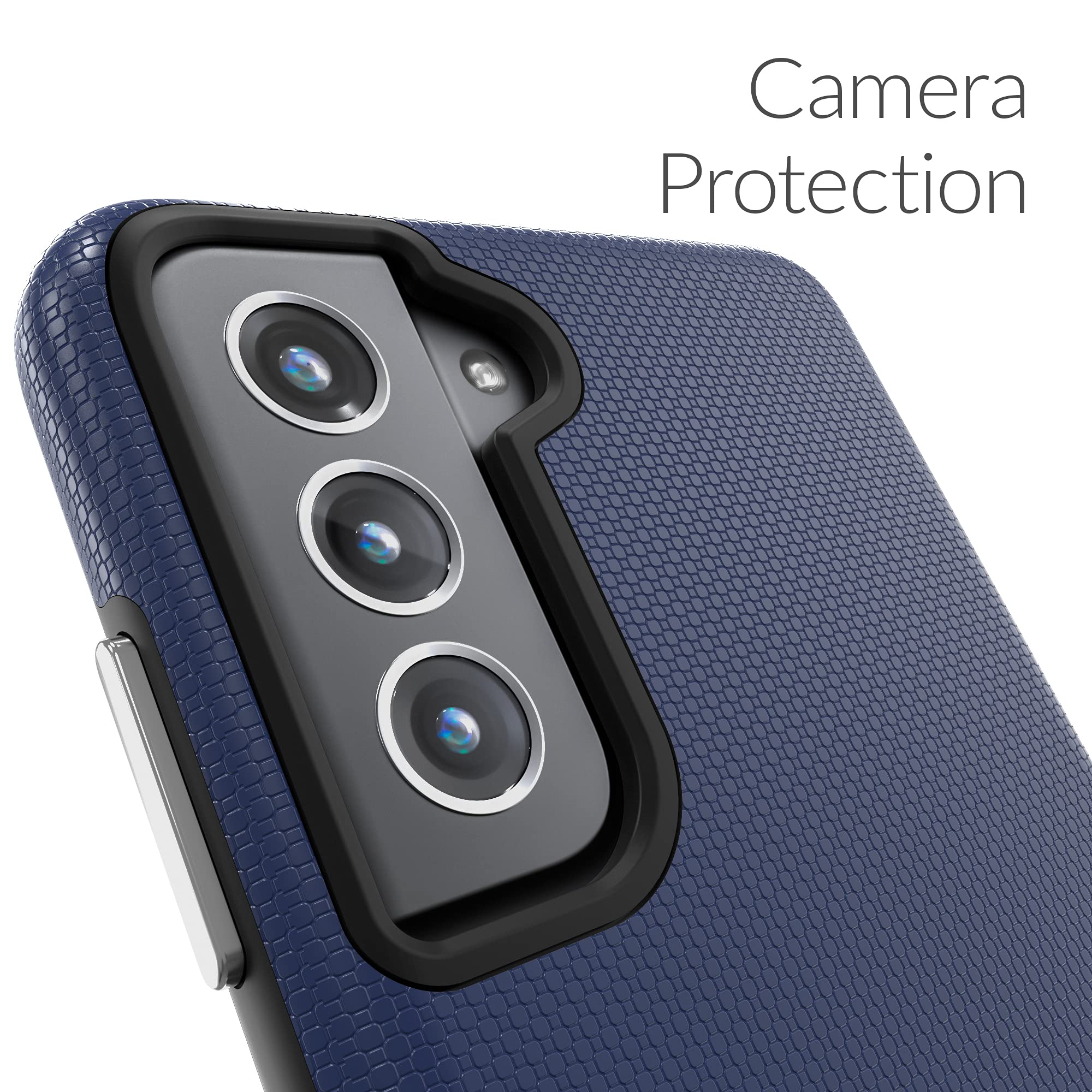 Crave Dual Guard Navy Case for Galaxy S21 FE 5G - Shockproof & Drop Protection