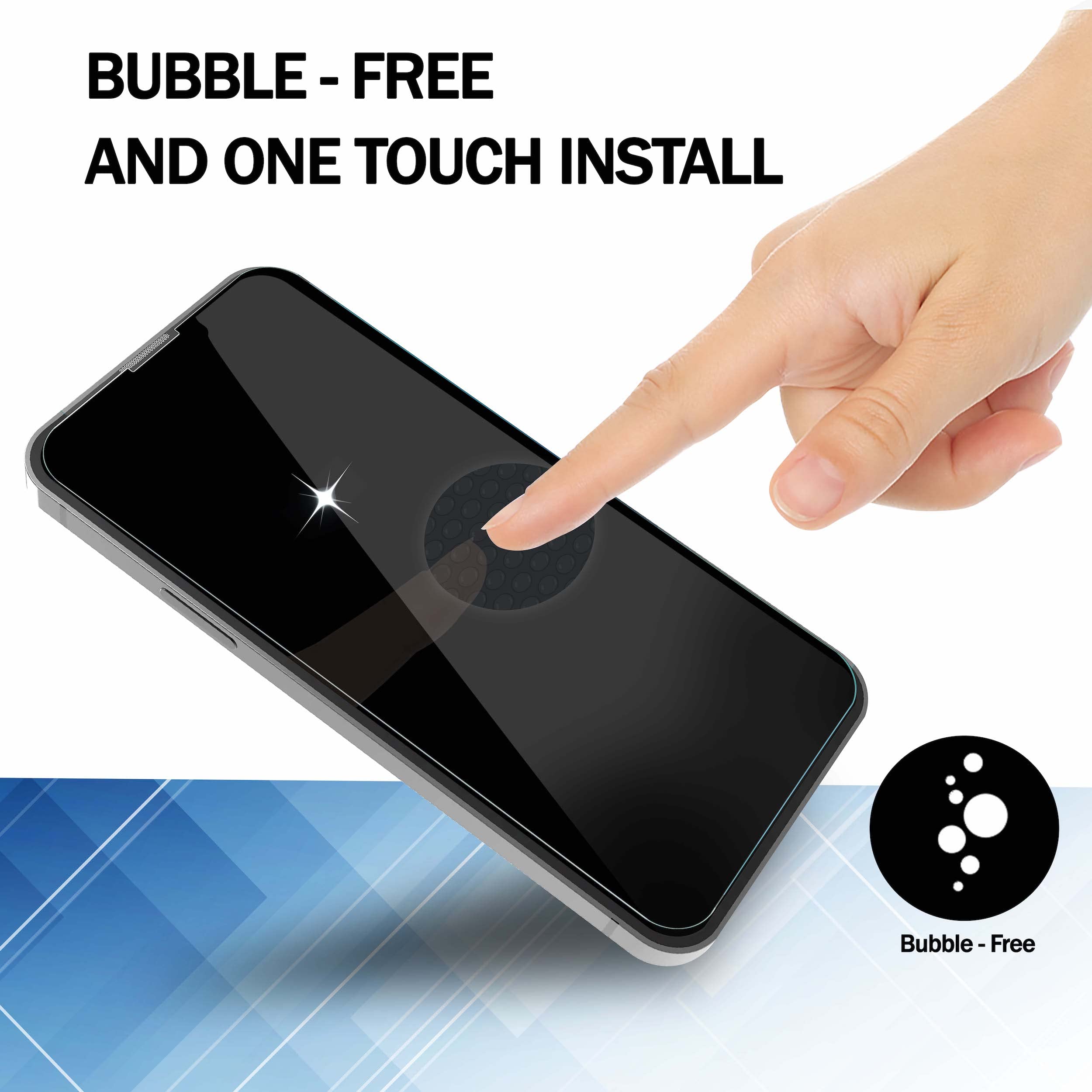 RKINC Screen Protector [4-Pack] for iPhone 16E/ iPhone 13 / iPhone 13 Pro/iPhone 14 6.1-Inch, Tempered Glass Film Screen Protector, 0.33mm [LifetimeWarranty][Bubble-Free][Anti-Scratch][Anti-Shatter]