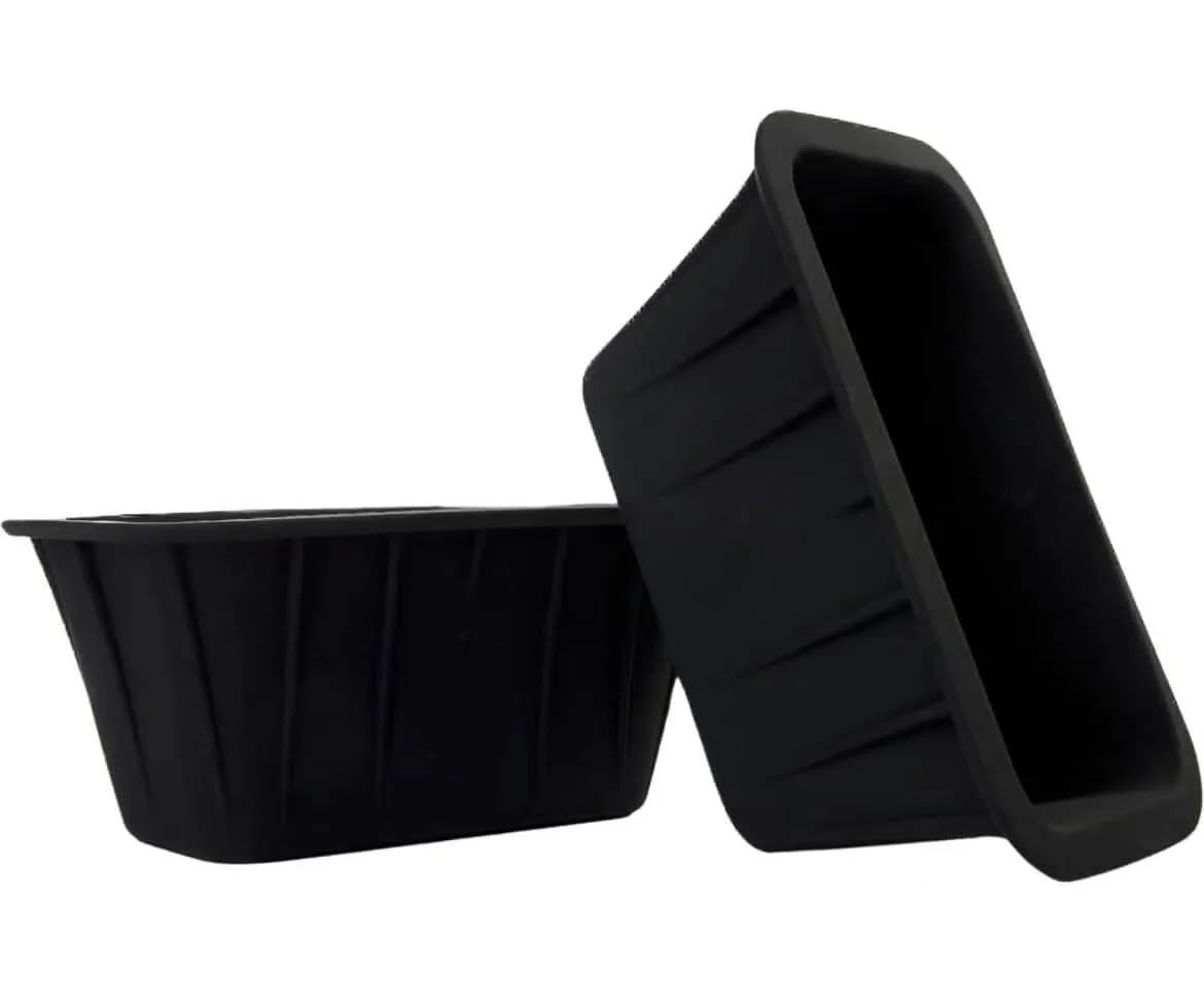 Polar Plunge Extra Large Ice Block Mold for Ice Bath, Cold Plunge or Coolers - Food-Grade Silicone Ice Block Maker with Reinforced Steel Rims - Big Cube Ice Mold - 8Lb Capacity - Black