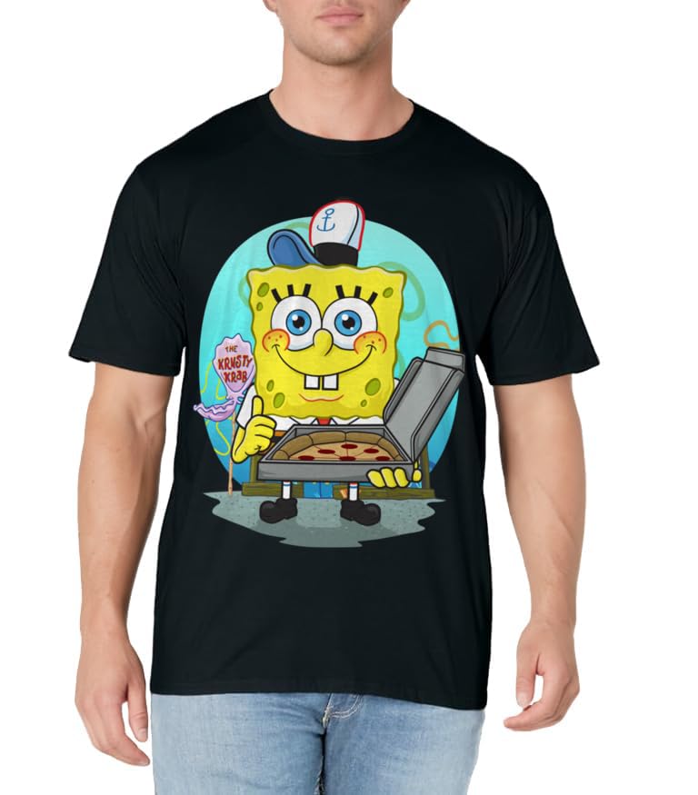 Mademark x SpongeBob SquarePants - The Krusty Krab Pizza Delivery T-Shirt