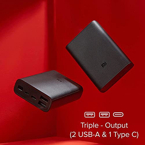 Xiaomi Redmi 20000mAh Fast Charge Power Band Bundled with Mi Ultra Compact 10000mAh Power Bank - Best Combination of Capacity and Mobility